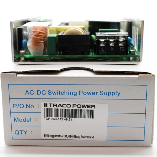 Traco Power 240W 12VDC 20A Open Frame Embedded AC-DC Power Supply TXH ...