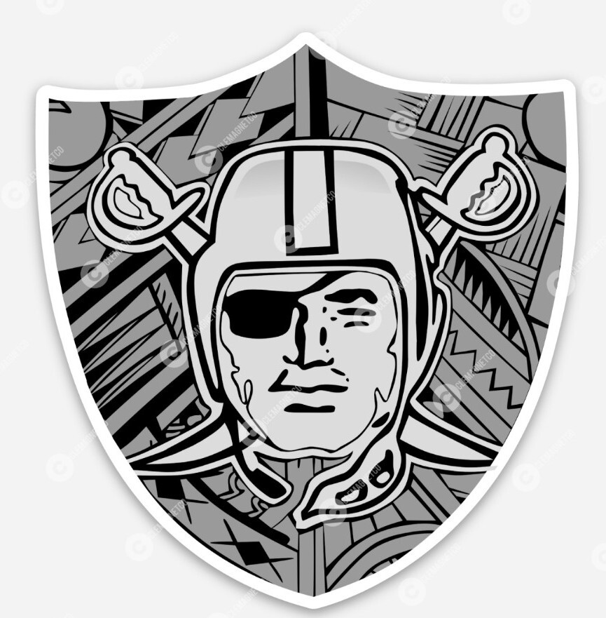 Raiders Cute Logo Tags