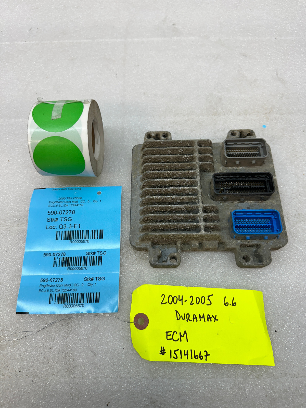 2004-2005 GMC Chevrolet Silverado 2500HD 3500HD 6.6 LLY Engine ECU ECM ...