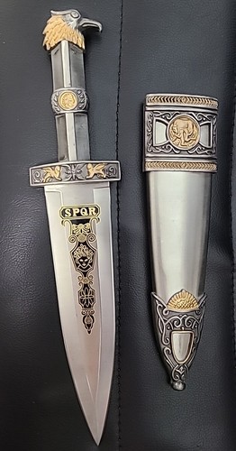 Roman Gladius Sword Replica, Eagle, Romulus And Remus, SPQR, Gorgoneion ...