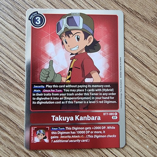 Digimon CCG Takuya Kanbara BT7-085 Regular Rare | eBay