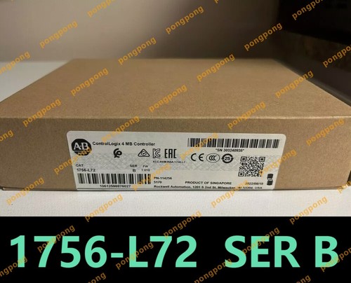 100%Genuine NEW Allen-Bradley 1756-L72 ControlLogix 4MB Controller FREE ...
