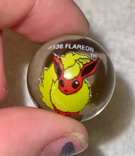 Vintage | Flareon #136 | Collectible Pokemon Marble | | eBay
