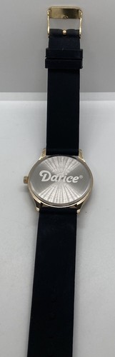 NEW DARICE Ladies Watch Iced White Faux Chronograph Gold Case Fits To 8 ...