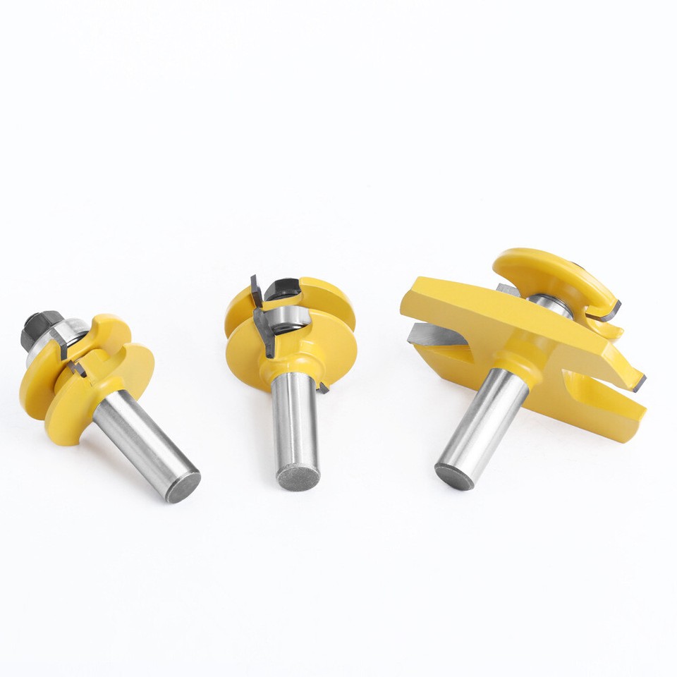 12mm 1/2 Shank Raised Panel Cabinet Door Router Bit Set Back-cutter ...