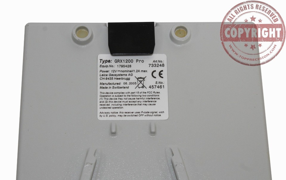 LEICA GRX1200 PRO RTK GPS REFERENCE STATION, AT504, SURVEYING,VRS,GNSS ...