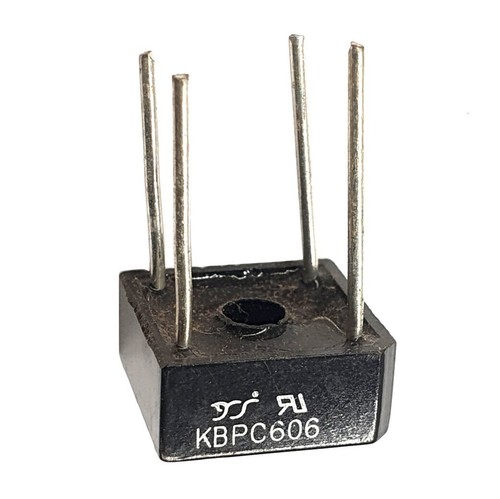 KBPC606 Bridge Rectifier, 600V DC, 250V AC, 6A, Full Wave, Single phase ...
