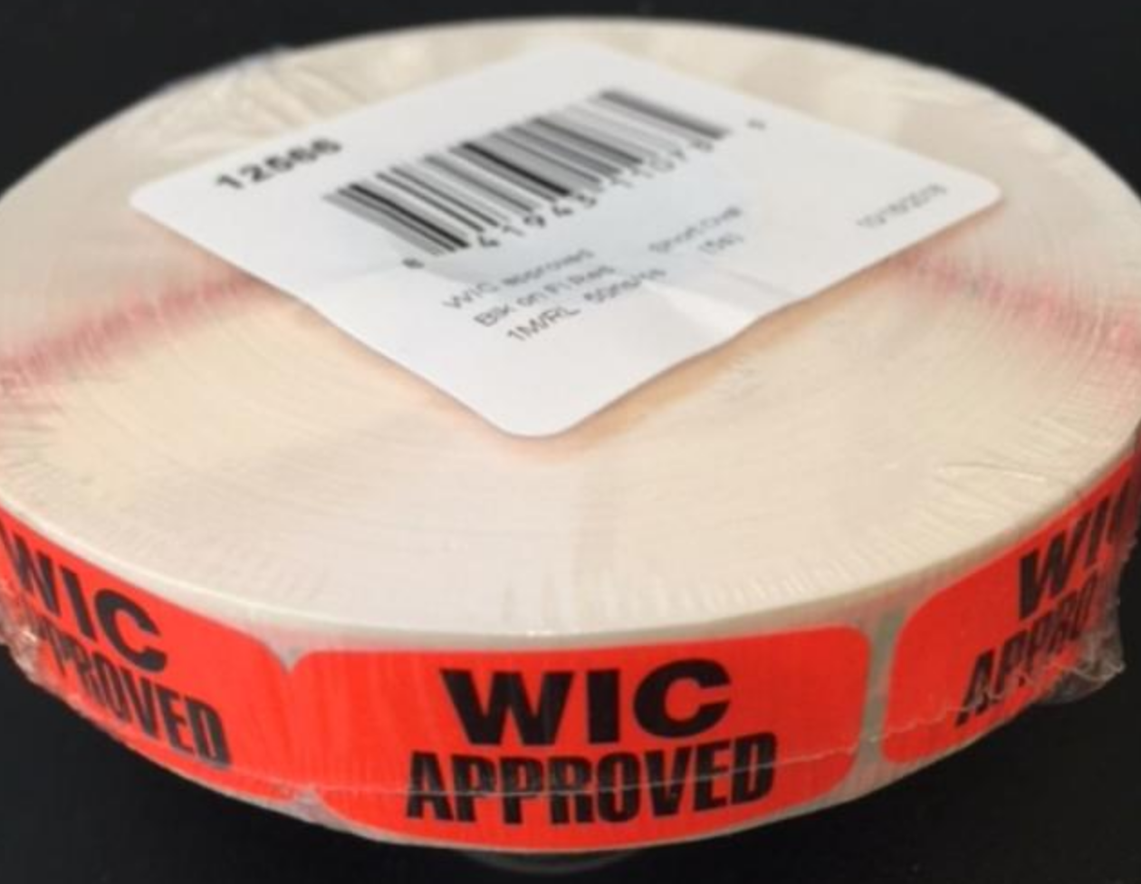 WIC Approved LABELS 1000 PER ROLL STICKERS | eBay