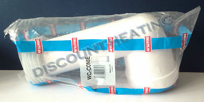 McALPINE WC-CON8E 4"/110mm 90° Bend Adjustable Length Extended Inlet ...