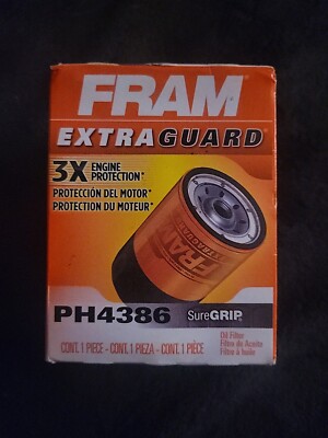 FRAM Extra Guard PH4386 Spin-On Oil Filter Oil Change | Aftermarket