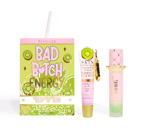 PLouise BAD B*TCH ENERGY Lip Duo Conditioner + Lip Oil KIWI FRUIT New ...
