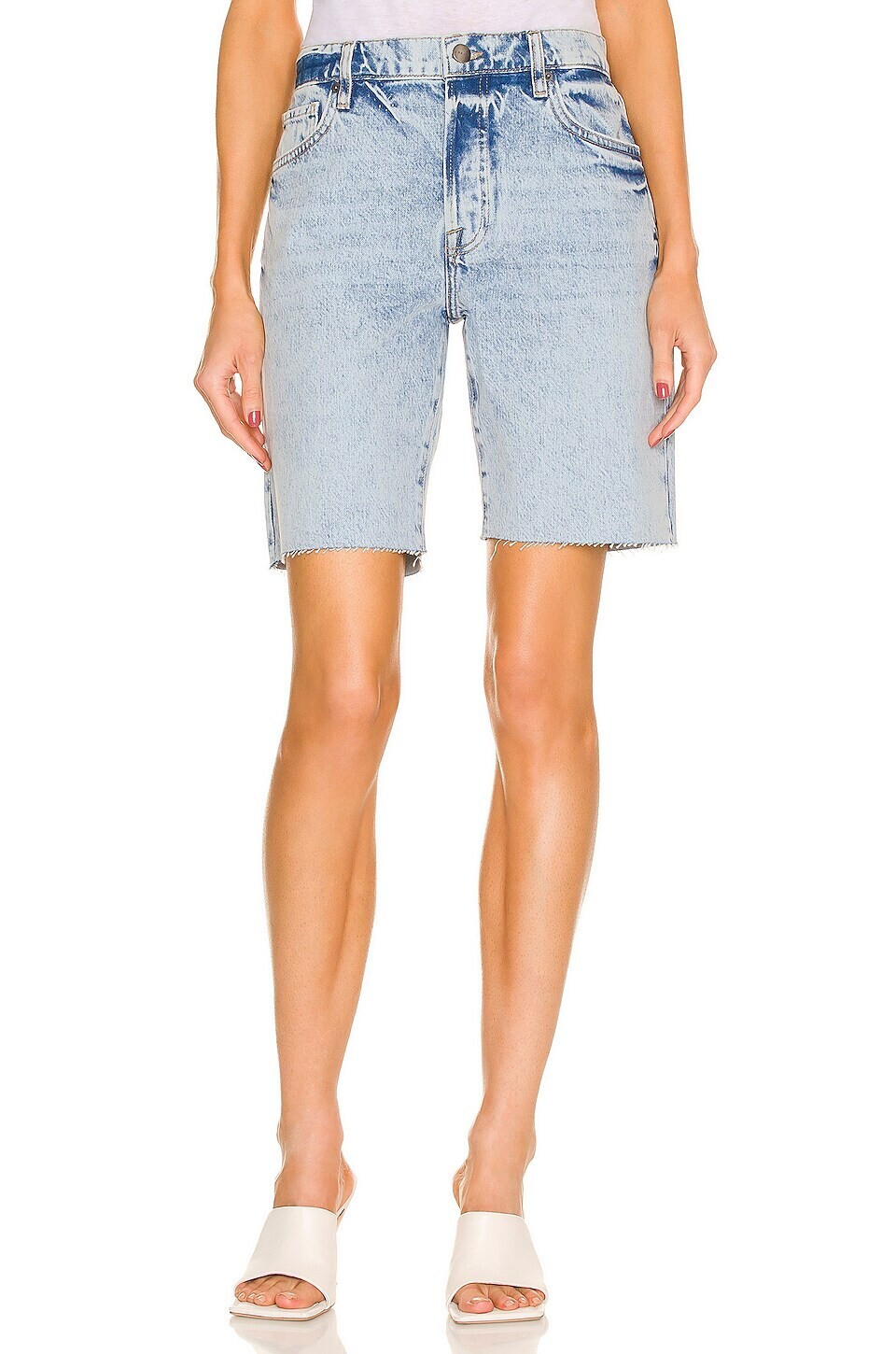 FRAME Le Slouch Bermuda Shorts Richlake Size 27 - Gem