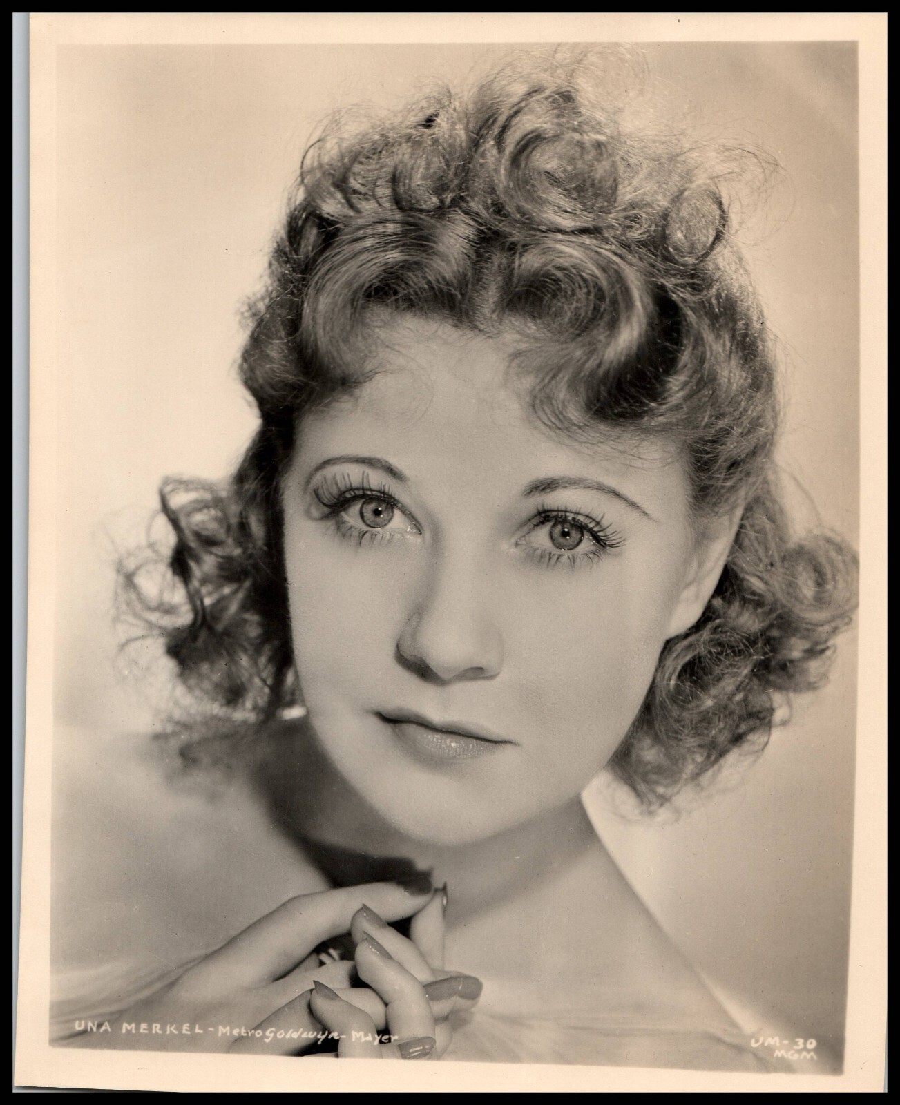 HOLLYWOOD UNA MERKEL 1930s STYLISH POSE STUNNING PORTRAIT MGM ORIG ...