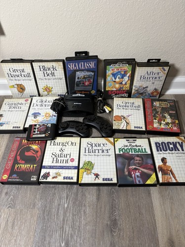 Sega Genesis Wireless 2 Remote Controller For Console 15 Games TESTED ...