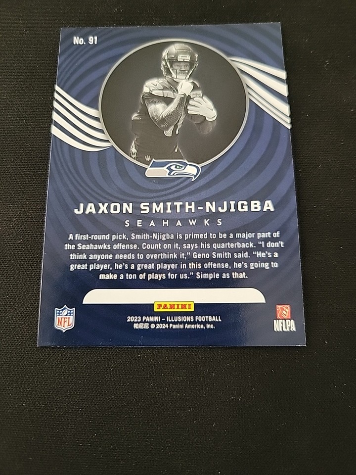 2023 Panini Illusions - Jaxon Smith-Njigba #91 Dots SP (RC) Seattle ...
