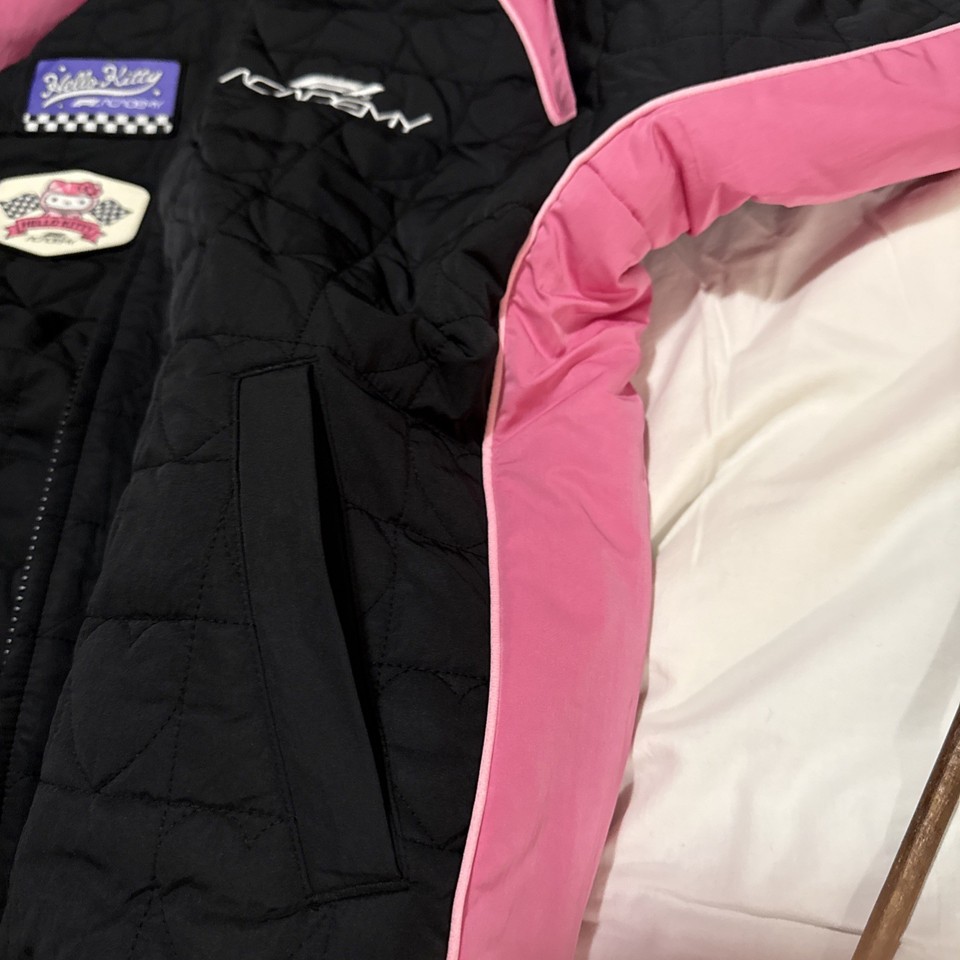 Hello Kitty F1 ACADEMY Las Vegas Pink Racing Jacket F1 BEANIE HAT AND ...