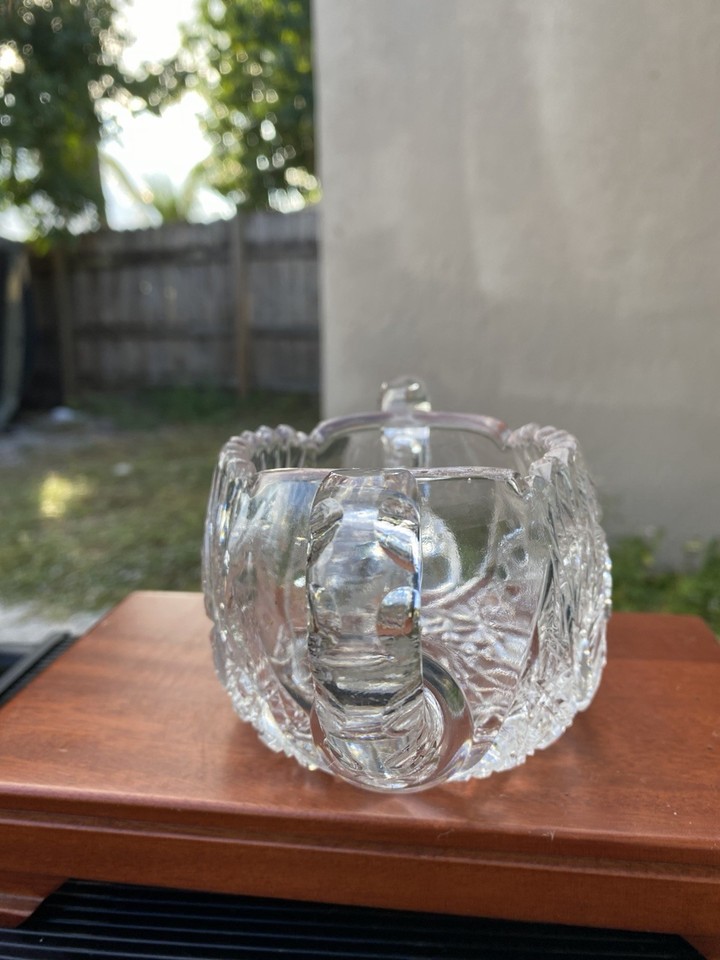 Vintage American Brilliant Period (ABP) Cut Glass Open Sugar Bowl | eBay
