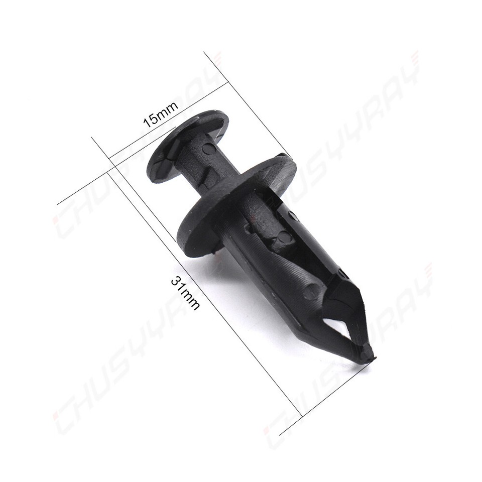 100pcs Car Body Plastic Trim Retainer Fastener Clips Push Pin Fender ...