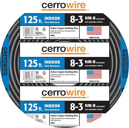 125 Ft 8 3 Romex Wire | eBay