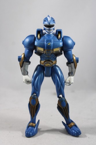 MMPR Power Rangers Wild Force Deluxe Blue Shark Savage Battle Ranger ...