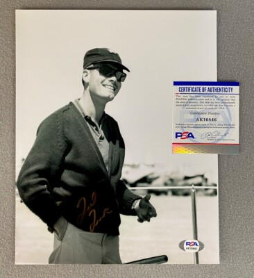 ATLANTA BRAVES OWNER TED TURNER AUTOGRAPH 8x10 PORTRAIT PHOTO PSA ...