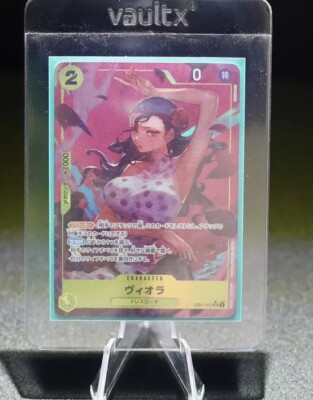 ONE PIECE TCG Memorial Collection Viola EB01-052 Super Rare Parallel ...