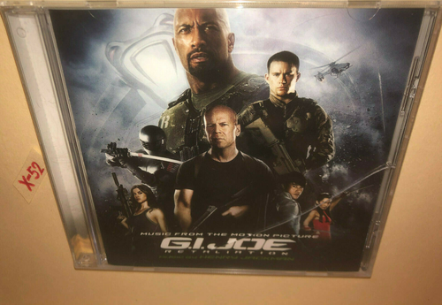 GI Joe Retaliation CD soundtrack Snake Eyes Jinx Storm Shadow Dwayne ...