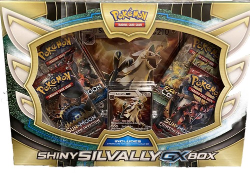 NEW Pokemon Shiny Silvally-GX Box- 4 Booster Packs, Sealed Box.. | eBay