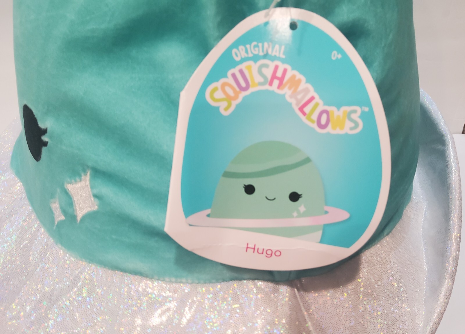 Original Squishmallow Hugo The Teal Blue Planet Space Squad Plush ...