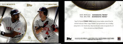 2022 Topps Dynamic Duals #8 Dave Winfield / Paul Molitor (C1) | eBay