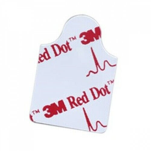 3M Red Dot Resting EKG Electrode, ECG Resting Tab Connector 100/Pack ...
