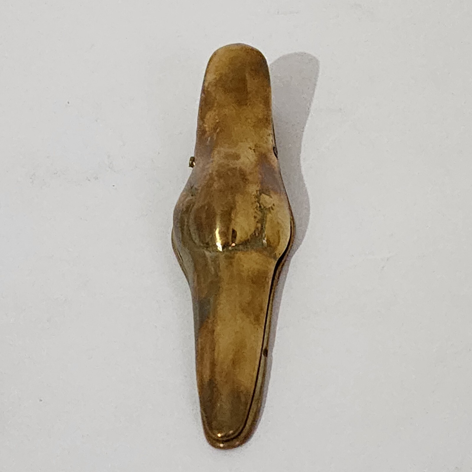 Vintage Brass Duck Paper Clip Paper Letter Weight Holder 5" Desk Decor ...