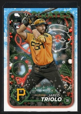 Jared Triolo 2024 Topps Holiday #H188 Rookie - Pittsburgh Pirates | eBay