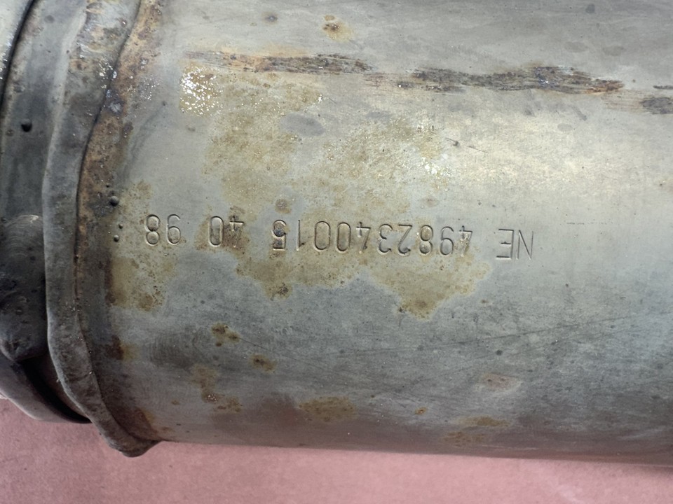 BMW E38 750IL 5.4L M73 Front Exhaust Pipe Muffler Pair OEM 112K Miles ...