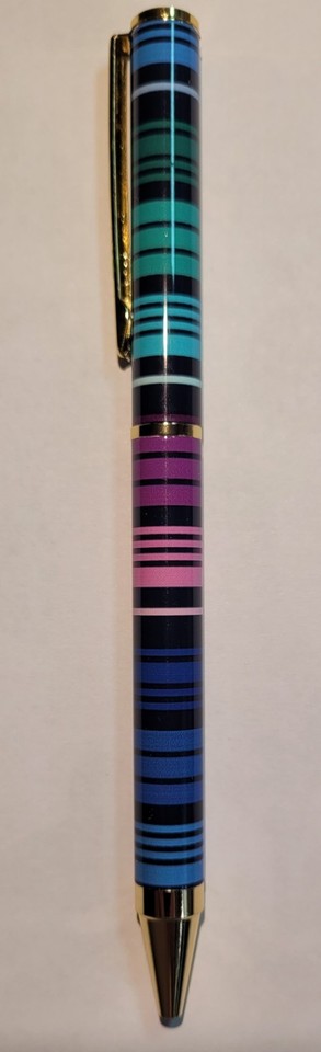 Lug Pen "Love Stripe Multi" One Individual Pen-Not A SetNew In ...