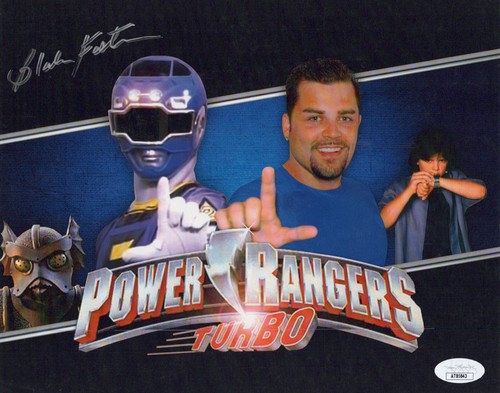 Turbo: A Power Rangers Movie- Blake Foster signed Blue Ranger 8x10 ...