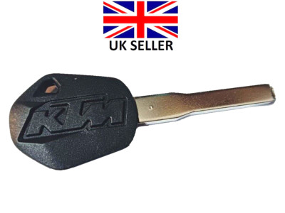 FIT FOR KTM DUKE 200 300 390 MOTORCYCLE UNCUT BLANK KEY BLACK | eBay