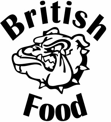British Food Decal, Catering/Burger Van Stickers, Catering Trailer ...