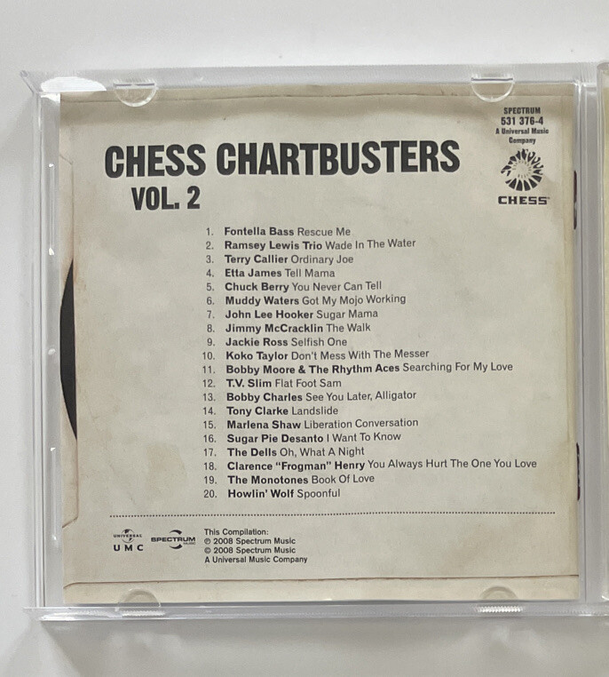 Chess Chartbusters, Vol. 2 by Various Artists (CD, 2008) for sale ...