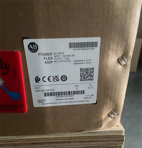 22P-D072A103 AB Allen-Bradley PowerFlex 400P 37kW AC Drive(50HP ...
