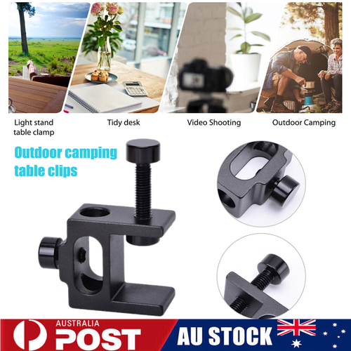 Aluminum Alloy Folding Lamp Pole Table Clip Lamps Rod Desk Clamps Tool ...