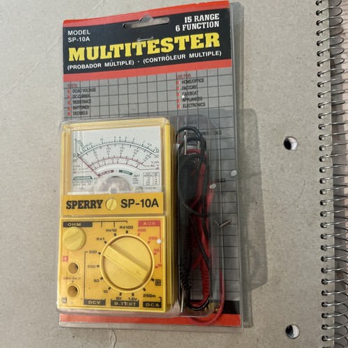 Vintage Multi-Tester AW Sperry, Model SP-10A 15 Range 6 Functions | eBay