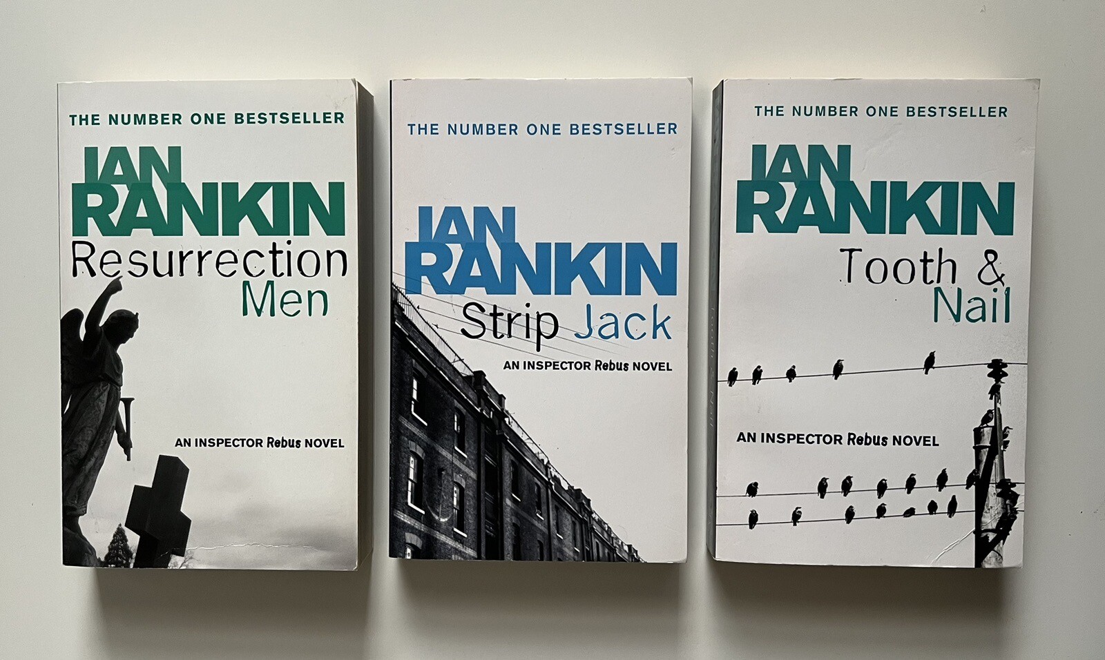 Lot Of 3 REBUS Books by Ian Rankin: Strip Jack / Resurrection Men ...