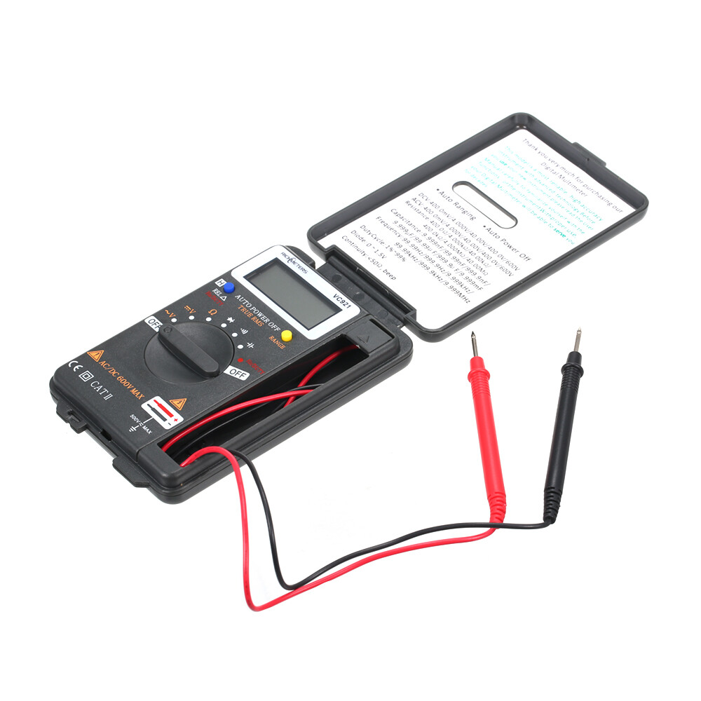 4000 Counts Handheld Digital Multimeter AC/DC Transistor Voltmeter ...