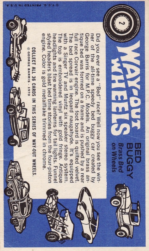 Way-Out Wheels 1970 George Barris #2 | eBay