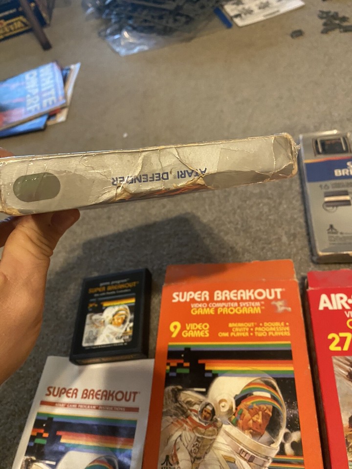 Atari 2600 5200 Game Lot Air Sea Battle Super Breakout Defender Cib | eBay