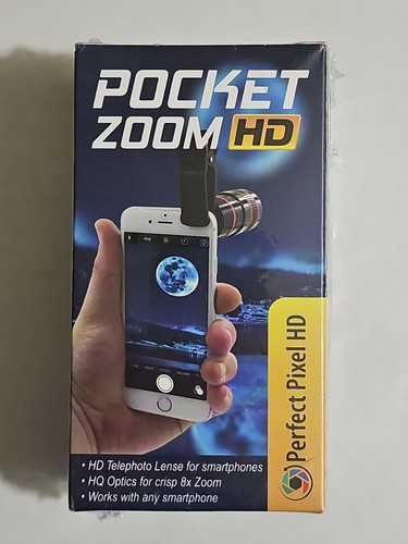 Pocket Zoom HD Perfect Pixel Telephoto Lens for Smartphones New In Box ...