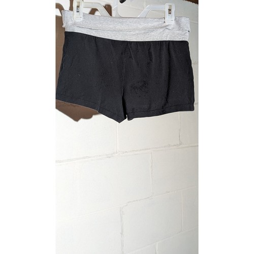 No Boundaries Black & Gray Stretch Jersey Knit Short Shorts | eBay