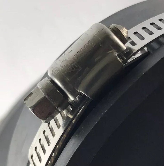 Everflow 4 Inch Flexible Pvc Pipe Cap with Stainless Steel Clamps | eBay