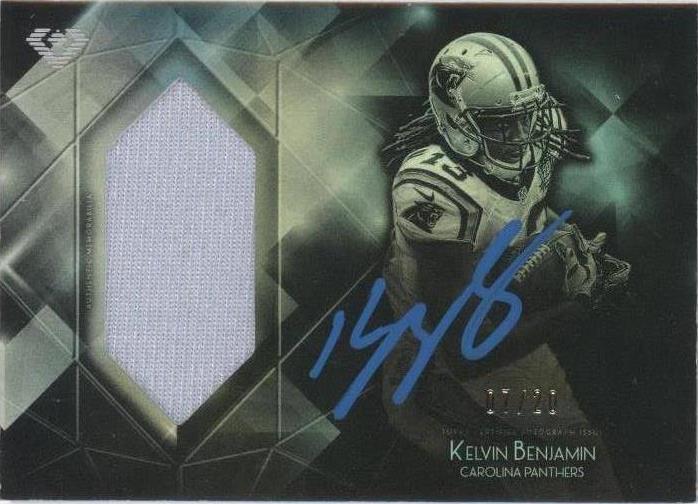 2015 Topps Diamond - Autograph Patch Kelvin Benjamin #DAPC-KB Blue Ink ...